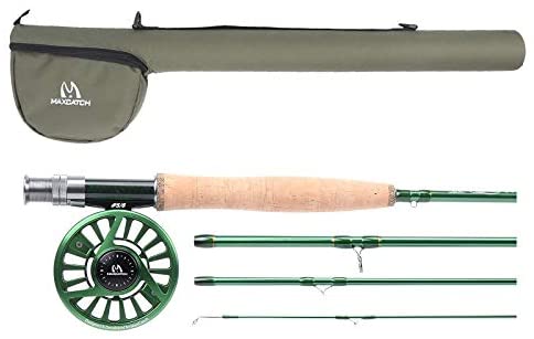 Maxcatch Premier Fly Fishing Rod with Avid Fly Reel and Rod Case: 3/4 ...